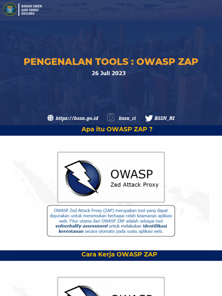 Tools OWASP ZAP | PDF | Komputer