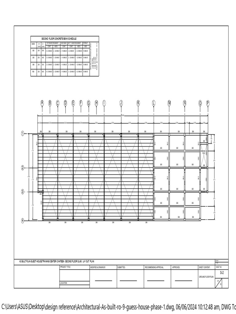 Training Center Ceiling Plan | PDF | Building | Materials