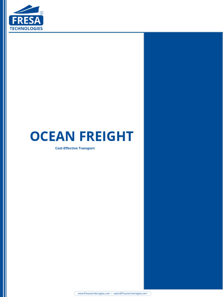 Ocean Freight | PDF | Containerization | Cargo