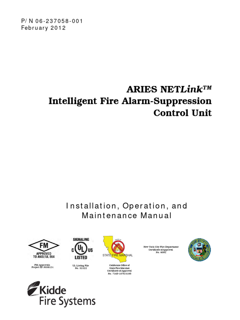 ARIES NETLink Installation Manual | PDF | Electrical Engineering ...
