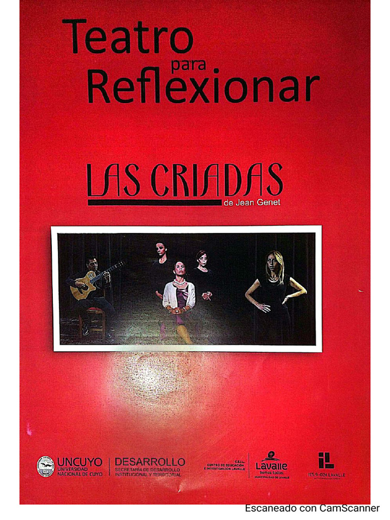 Cartilla - Obra de Teatro - Las Criadas | PDF