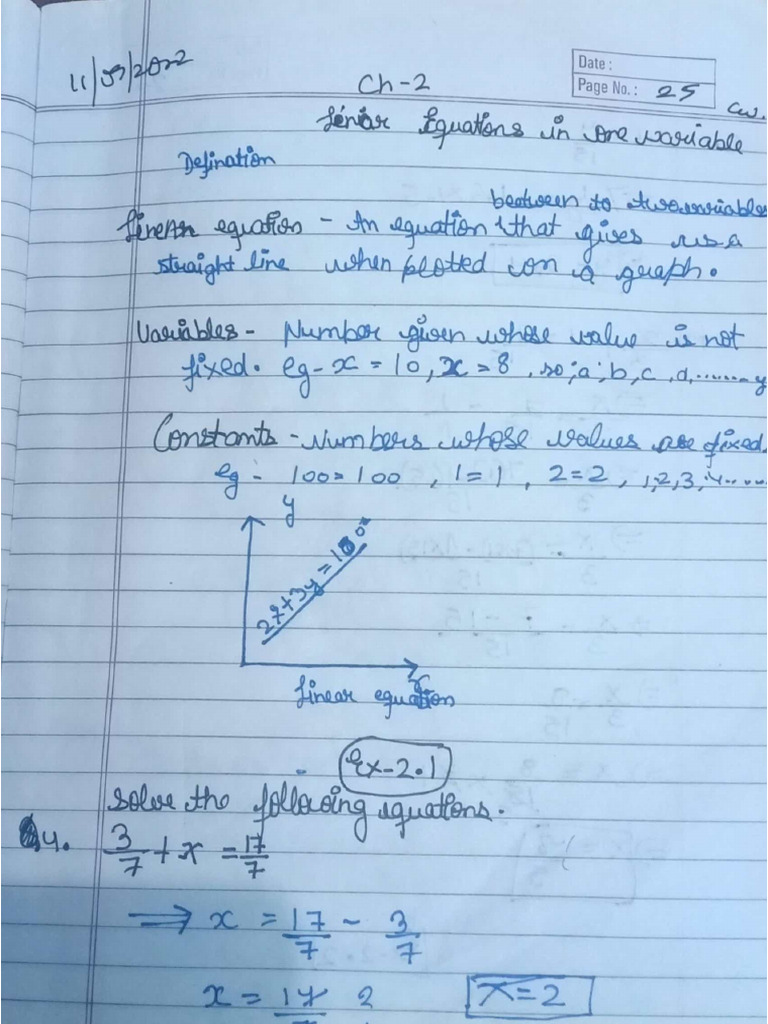 Maths CH 2 | PDF