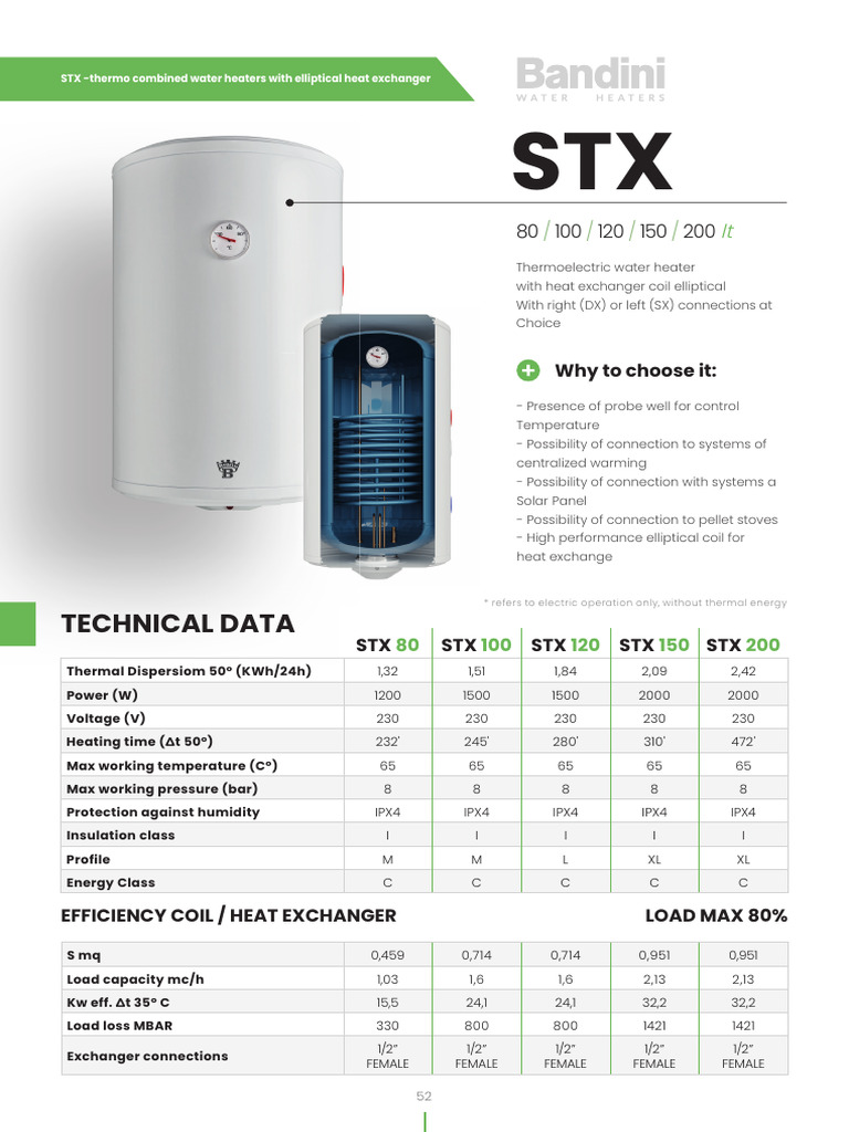 STX Eng | PDF | Water Heating | Heat Exchanger