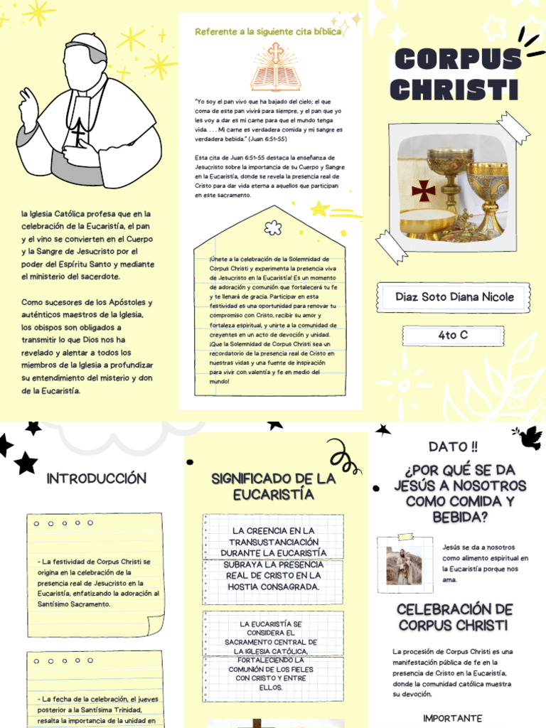 Tríptico Corpus Christi | PDF | eucaristía | Cristo (título)