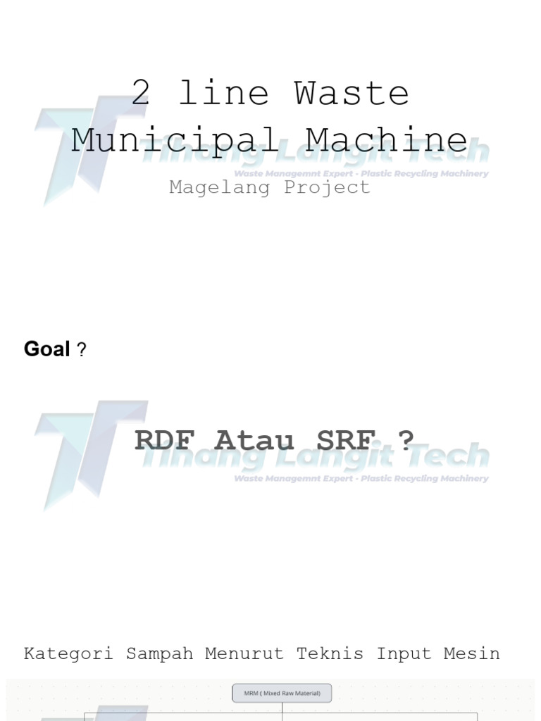 2 Line Waste Municipal Machine by Tihang Langit Tech | PDF | Computers