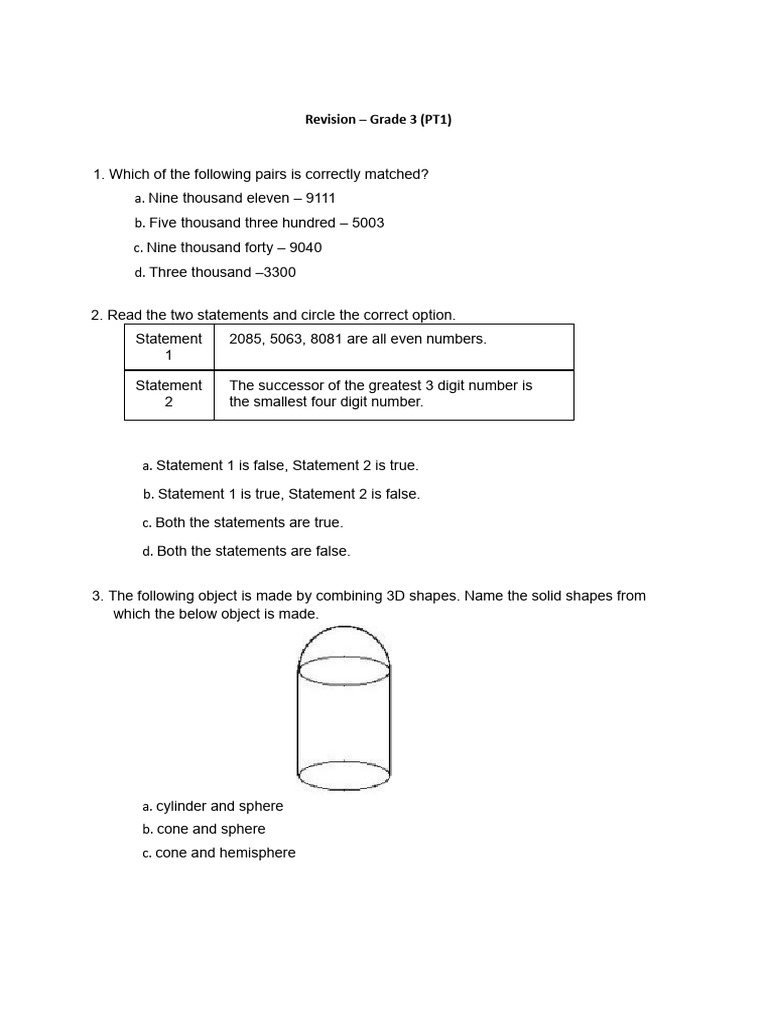 PT1 Revision-1 | PDF | Teaching Methods & Materials