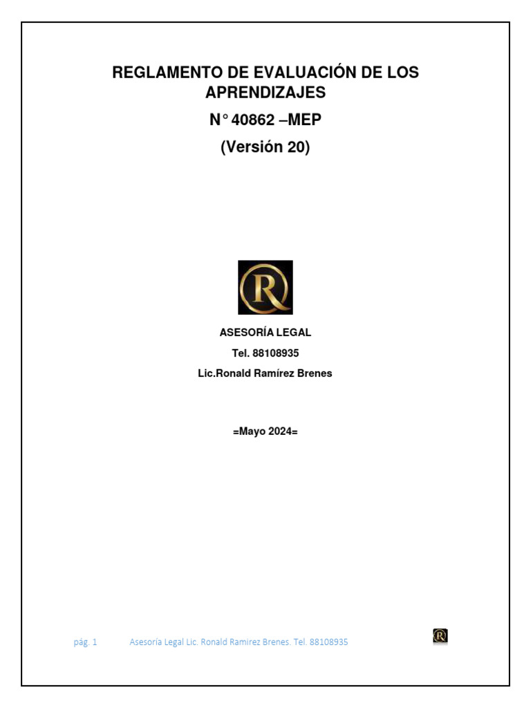 Reglamento Evaluación Educativa | PDF | Evaluación | Escuelas