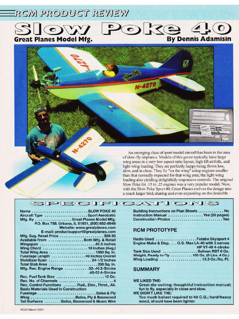 Slow Poke 40 Oz8485 Review RCM | PDF