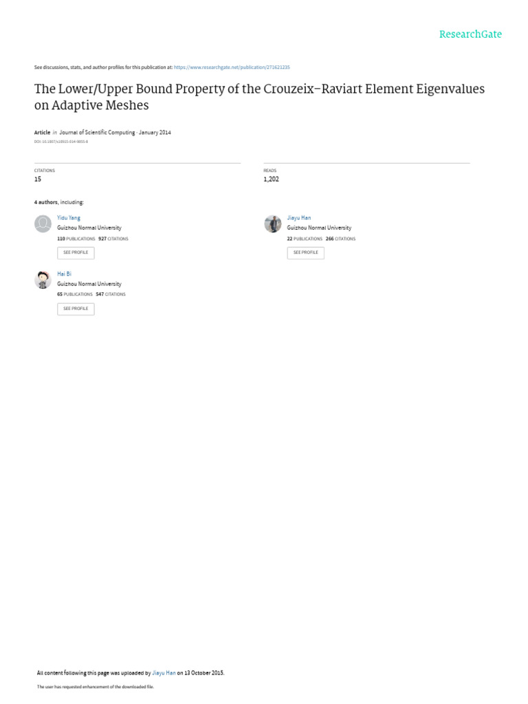 Ifem - An Innovative Finite Element Method Package in Matlab | PDF | Matrix (Mathematics ...