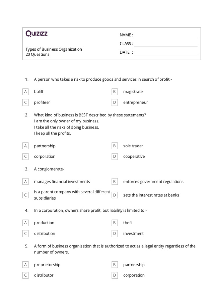 Types of Business Organization F4 POB | PDF | Partnership | Corporations