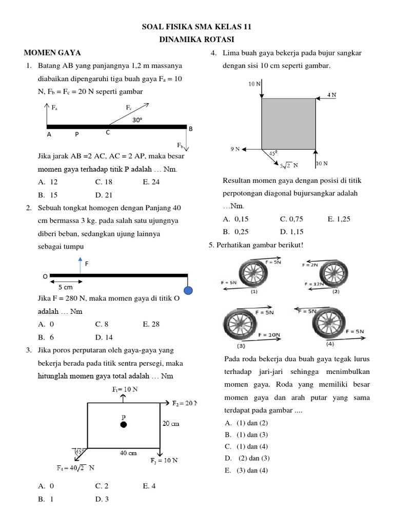 Dinamika Rotasi Full | PDF