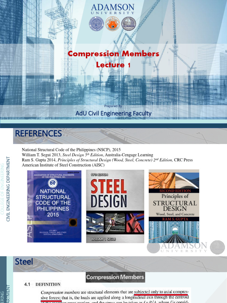 Module 5 Module Design of Compression Member Lec1 | Download Free PDF ...