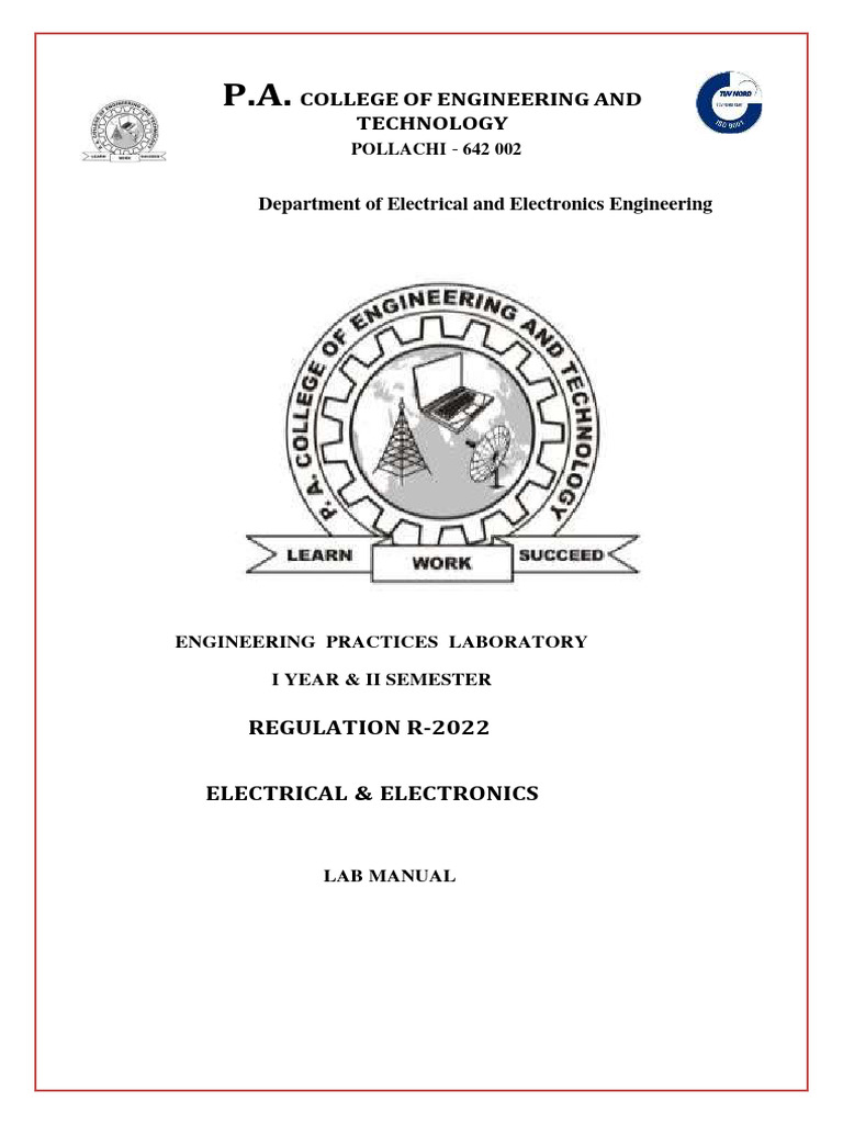 Ep Lab Manual | Download Free PDF | P–N Junction | Resistor