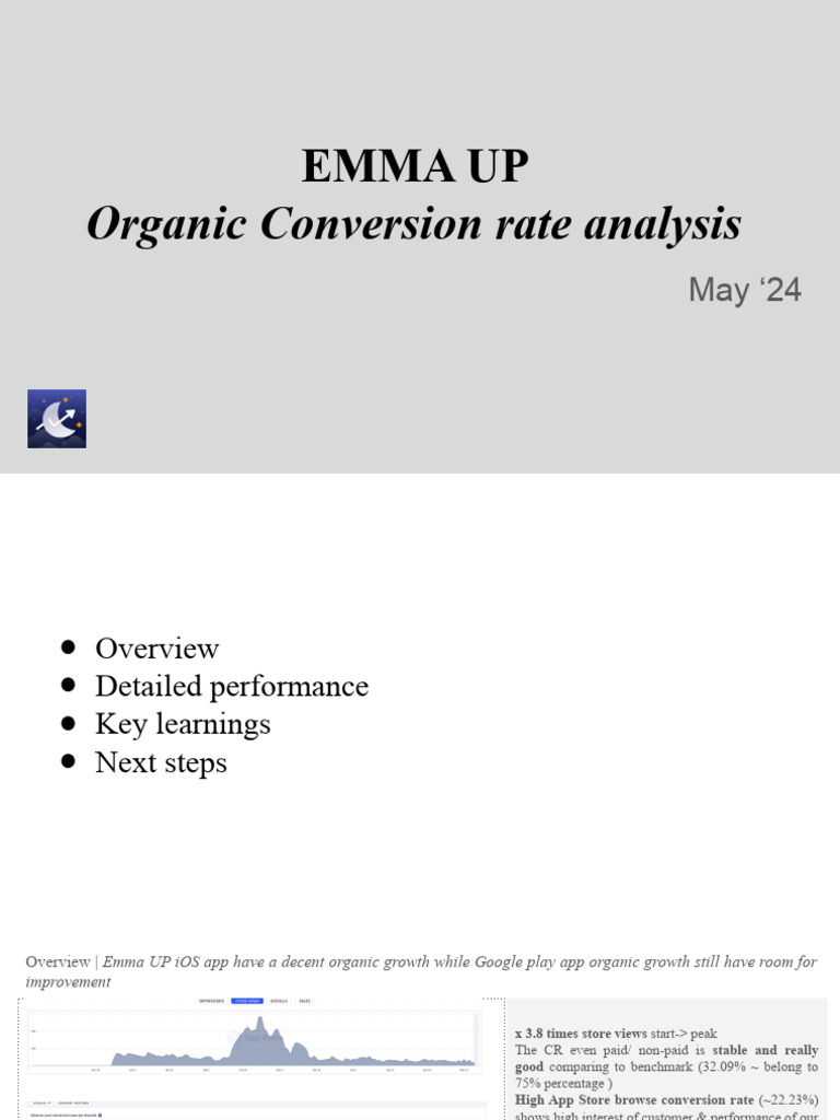 Conversion Rate Analysis_ Emma Up | Download Free PDF | You Tube ...
