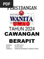 Contoh Notis Persidangan Tahunan Caw Umno | PDF
