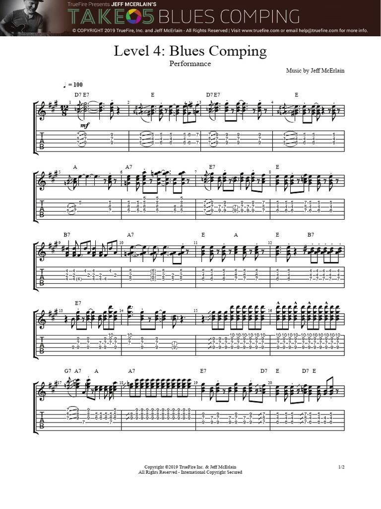 12 Level 4 Blues Comping - Performance | PDF | Business Law | Freedom Of Expression Law