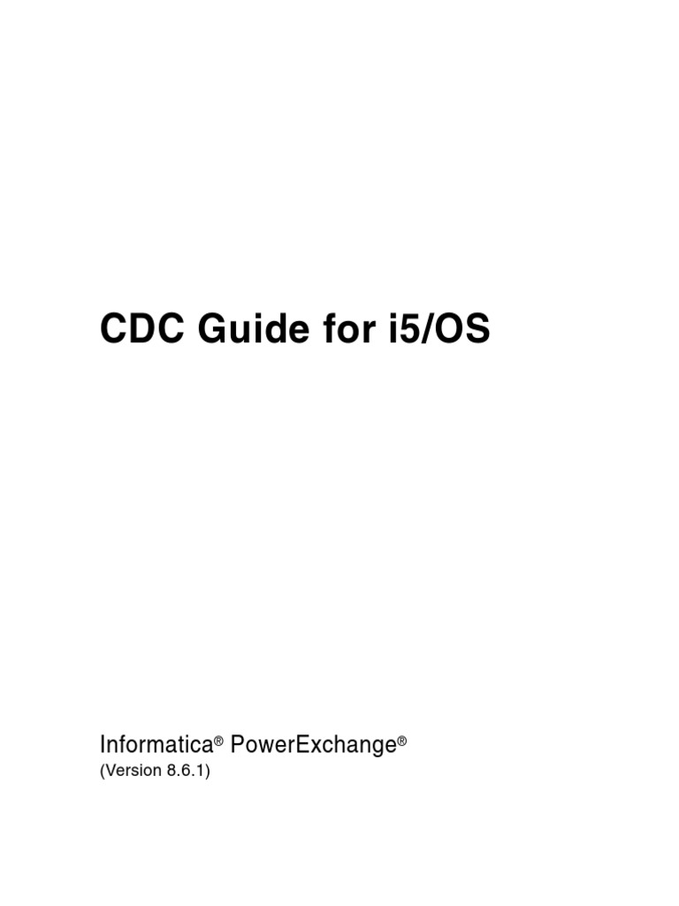 PWX 861 CDC Guide For I5os | PDF | Ibm Db2 | Databases