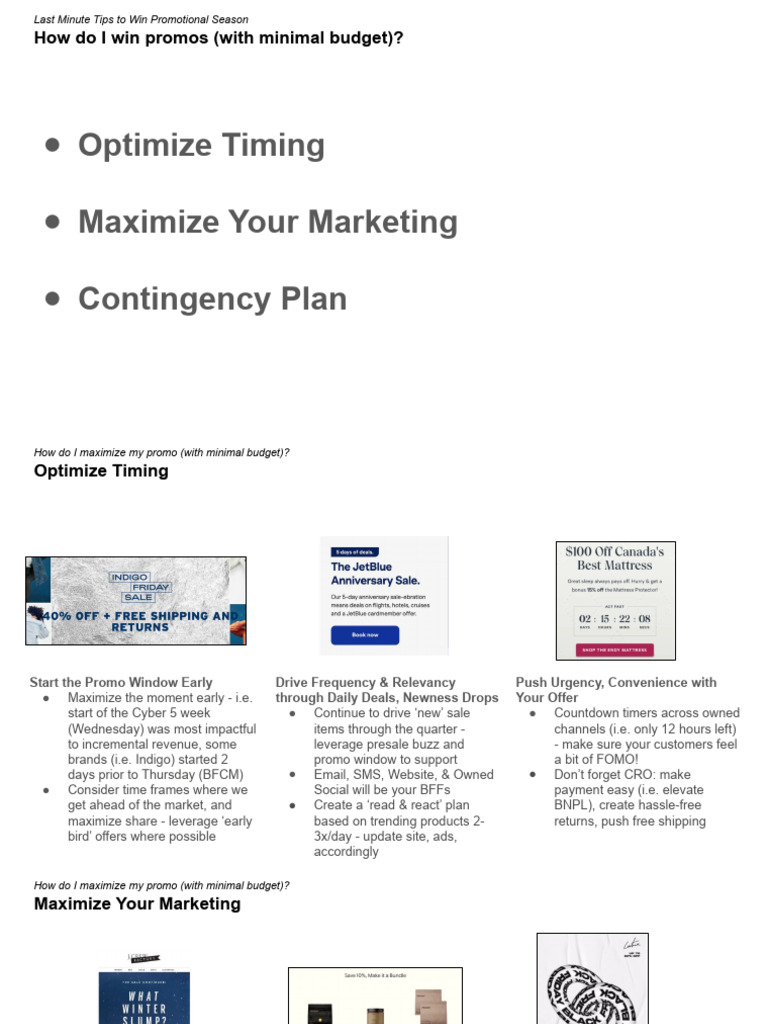 Bản Sao Của (Artifacts by Reforge) Top 3 Strategies To Optimize Ecommerce Promotions & Pricing ...