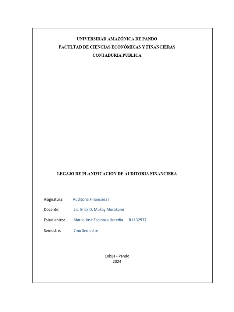 Empresa Abc - (M.N.C) - 1 | PDF | Auditoría | Business