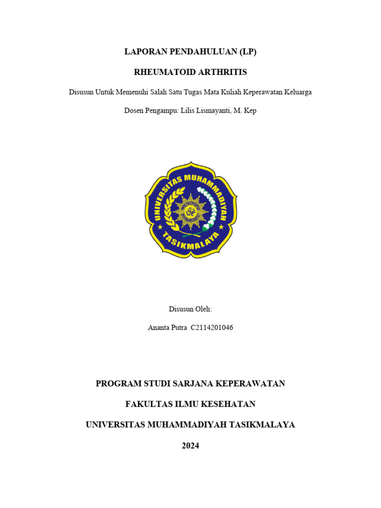 LP Rheumatoid Arthritis | PDF