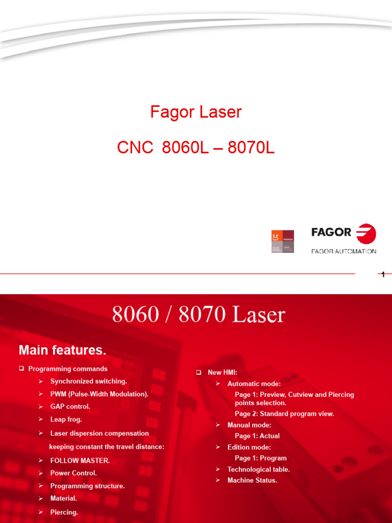 Fagor Laser Techinal Presentation - 3 | PDF | Numerical Control ...