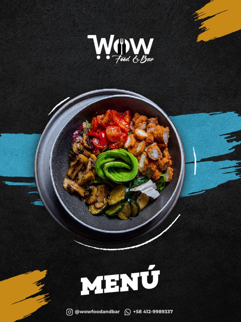 Menú Variado de Wow Food and Bar | PDF | pesto | Hamburguesas