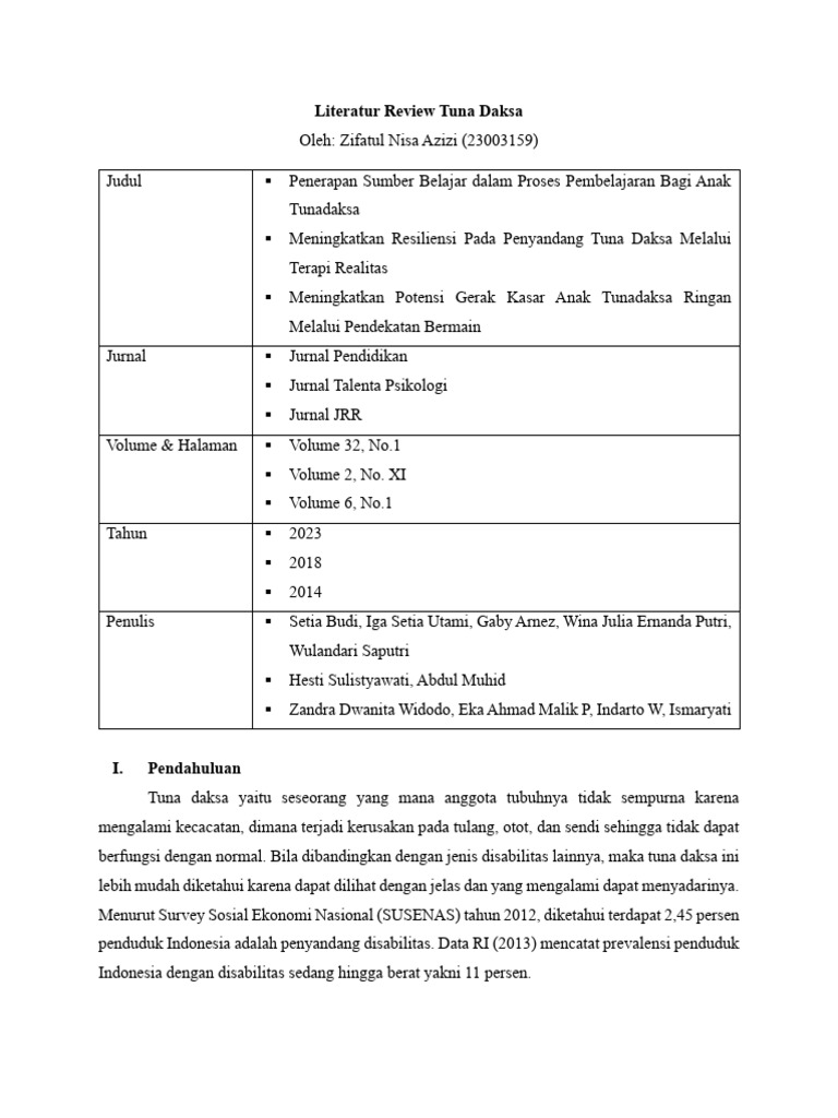 UAS Review Jurnal Zifatul Nisa Azizi (23003159) | PDF | Sains & Matematika