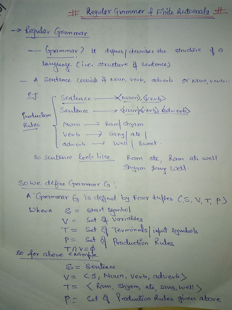 Unit-3 Tafl Updated Part 1 | PDF