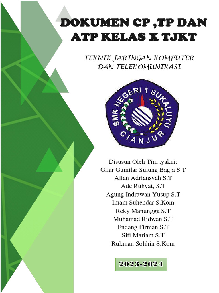 CP, TP, Modul Ajar Teknik Jaringan Komputer | PDF