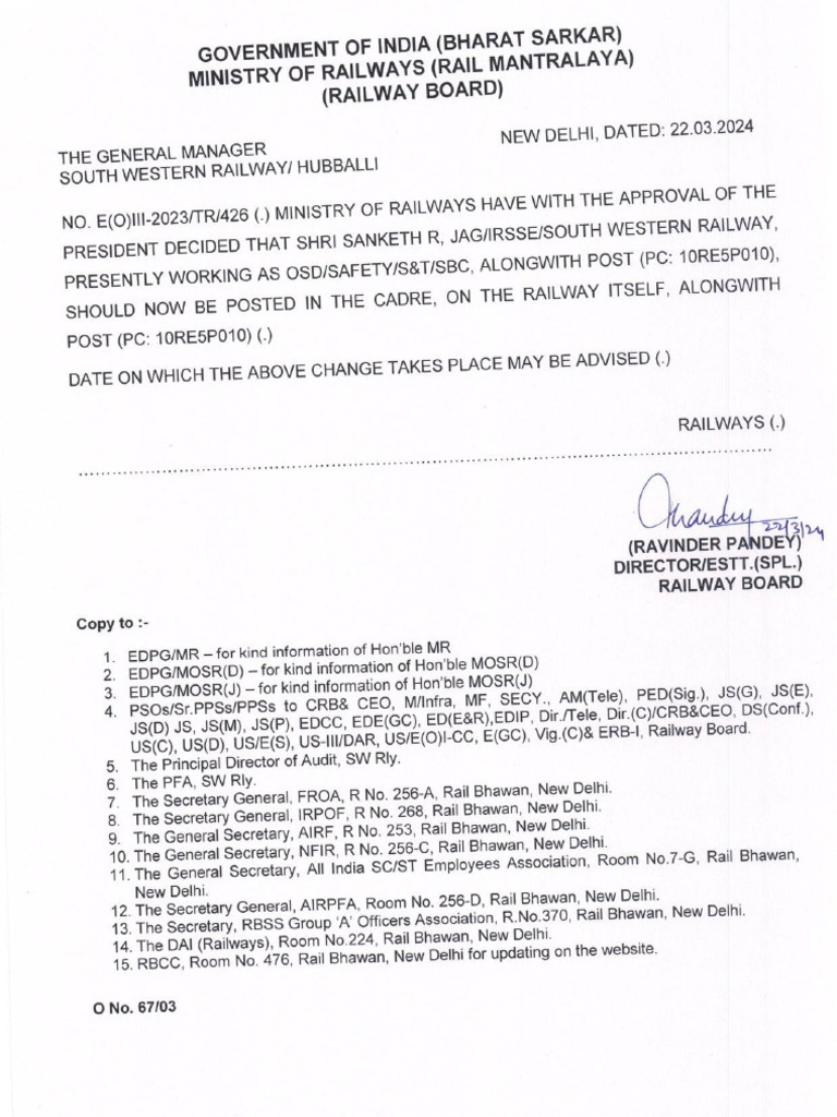 EO3 Order DT 22 - 03 - 24 | PDF