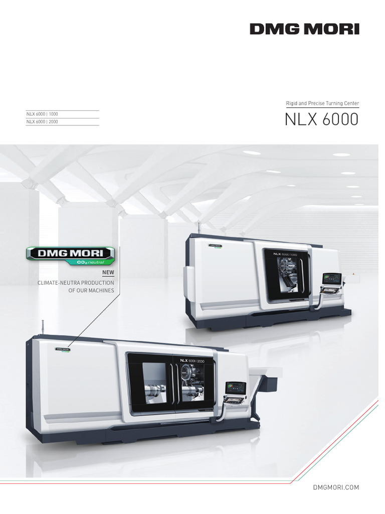 NLX 6000: High-Precision Turning Center | PDF | Machining | Finite ...