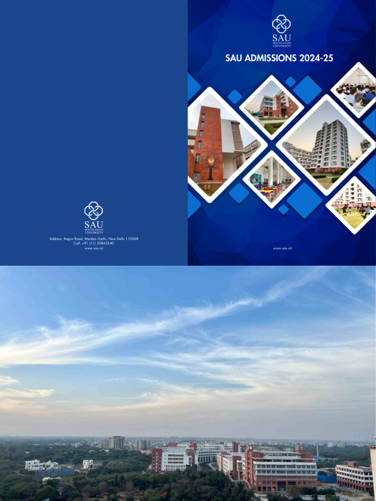 SAU Admissions 2024-25 Guide | PDF | University And College Admission ...