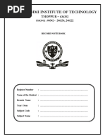 CS3691 - ESIOT LAB MANUAL | PDF | Microcontroller | Arduino