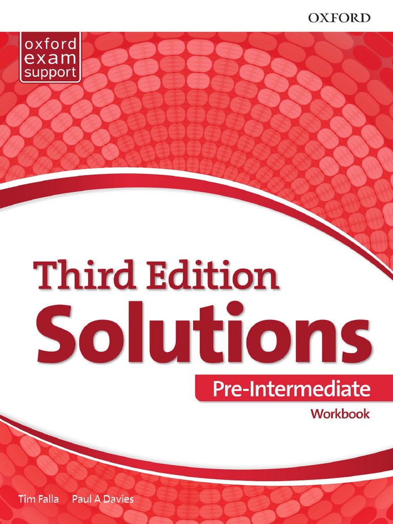 Solutions Pre Intermediate Workbook | PDF
