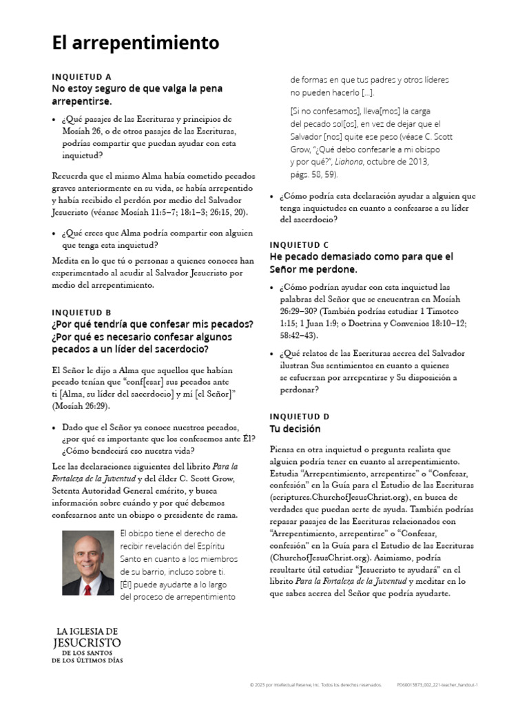 Mosiah 26 | PDF | Creencia religiosa y doctrina