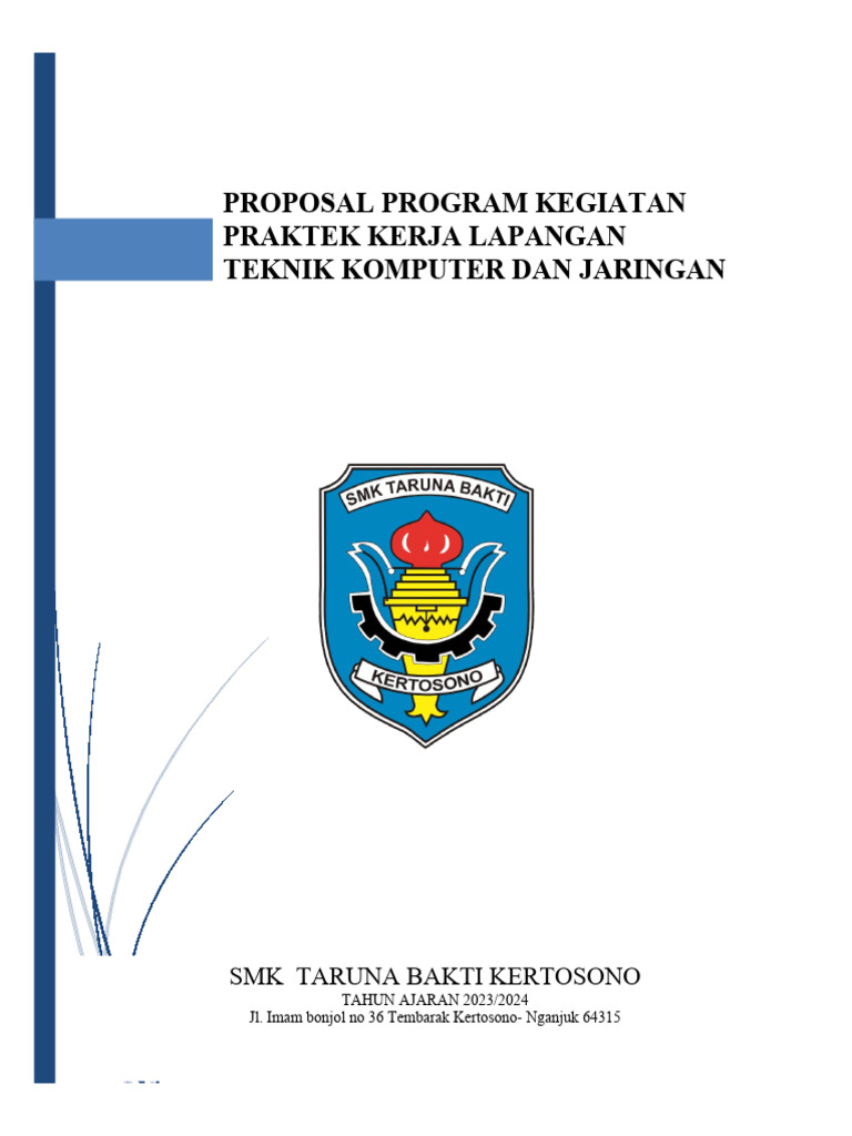 Proposal PKL TKJ 2024 | PDF | Bisnis | Komputer