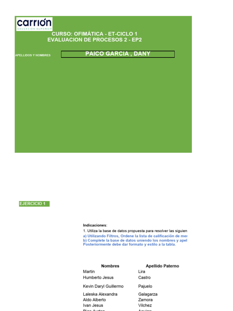 EP2 - 2024A - CICLO - 1 (1) Dany | PDF | Sustancias químicas