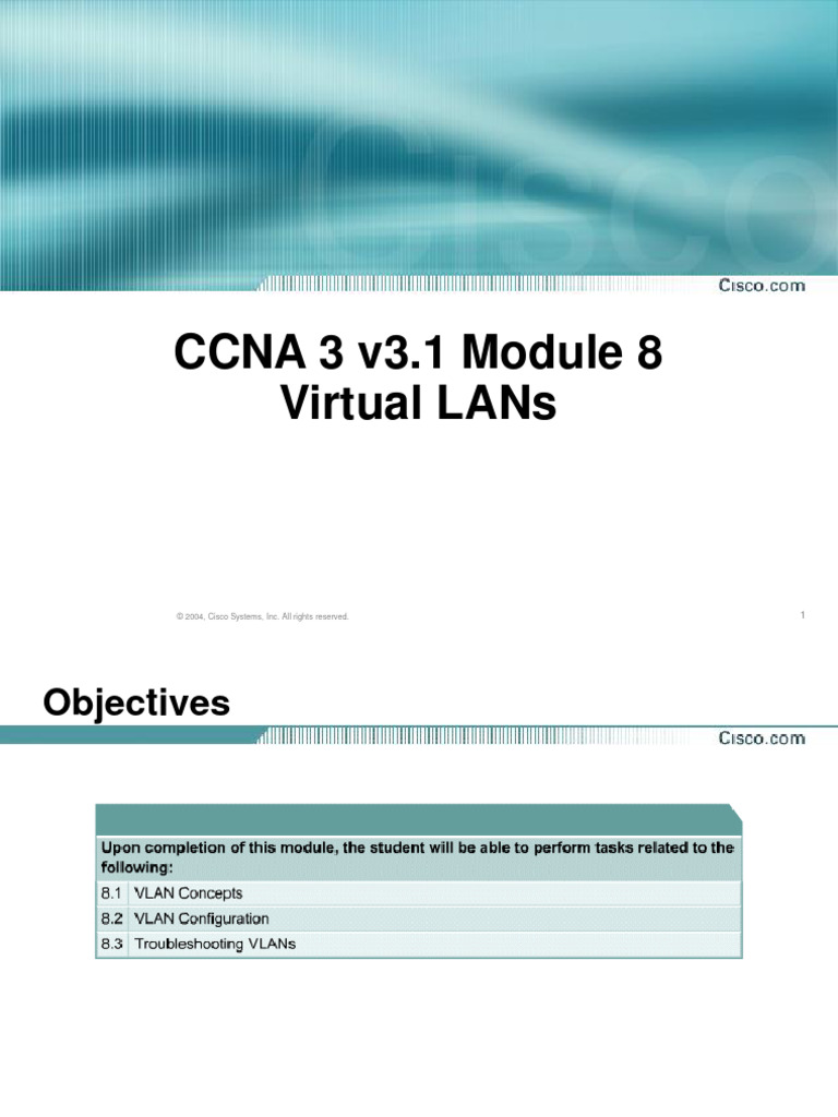 9 - Virtual LANs | PDF | Computer Network | Network Architecture