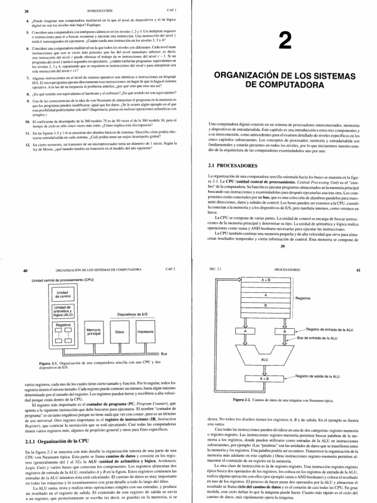 Organización de Computadoras. Un Enfoque Estructurado | PDF