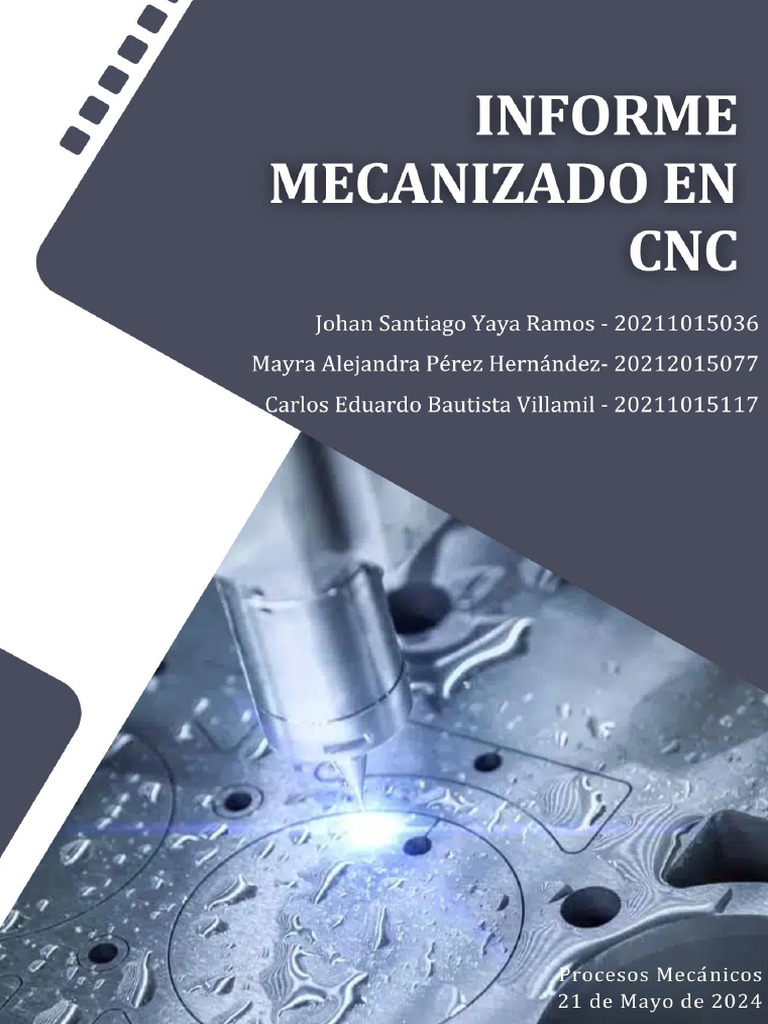 CNC Final | PDF | Control numerico | Mecanizado