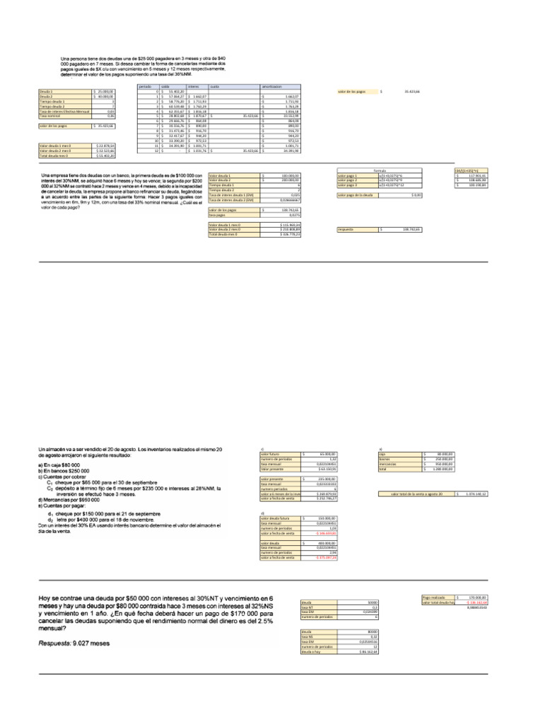 Taller Ingeco PDF | PDF | Interés | Finanzas personales