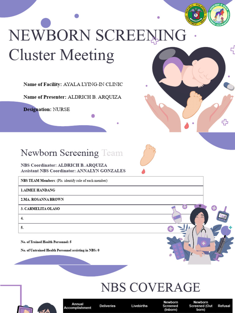 NBS Cluster Meeting Template 2023 | Download Free PDF | Pediatrics ...