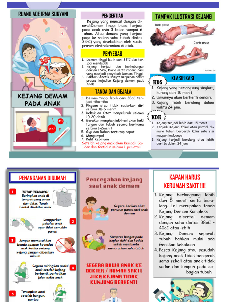 Leaflet Kejang Demam | PDF