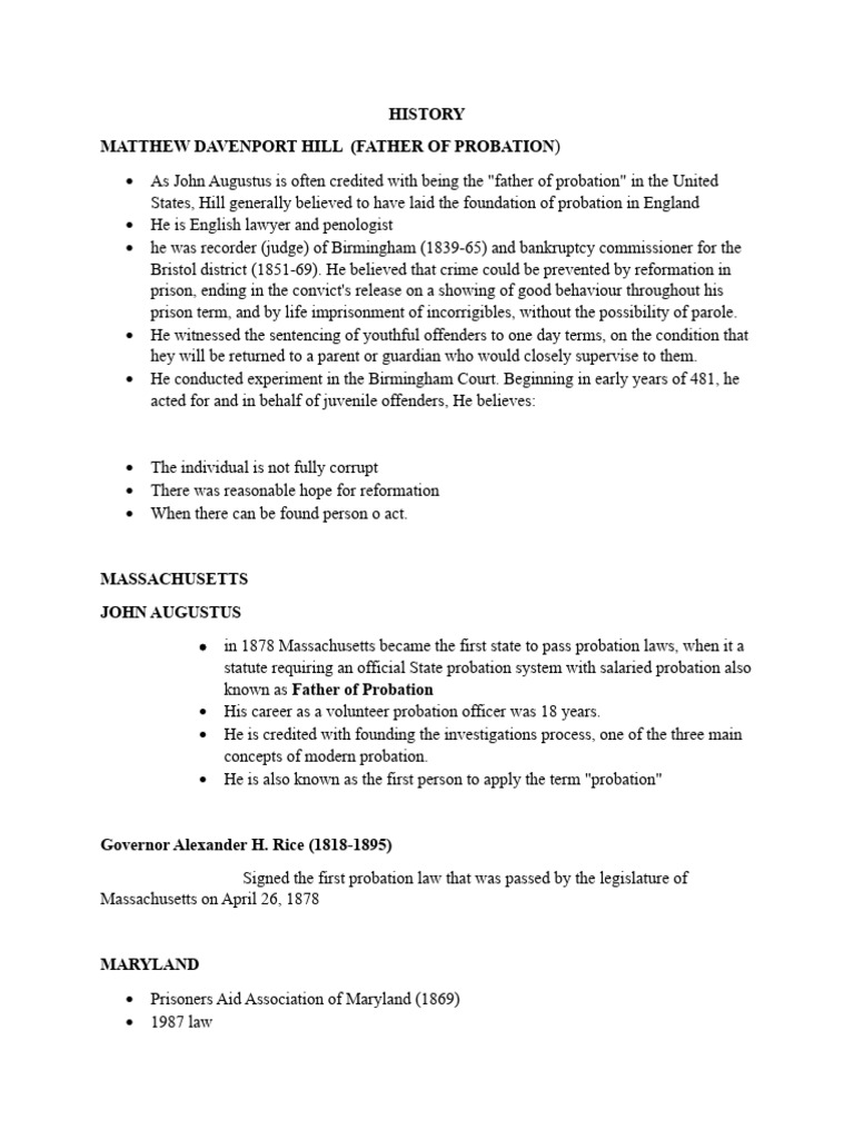 Non-Institutional Corrections Overview | PDF | Probation | Parole