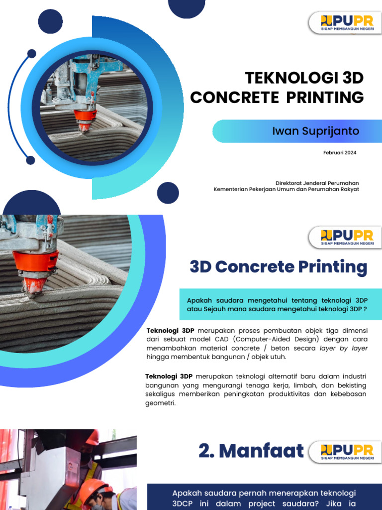 Teknologi 3DCP untuk Konstruksi | PDF | Komputer