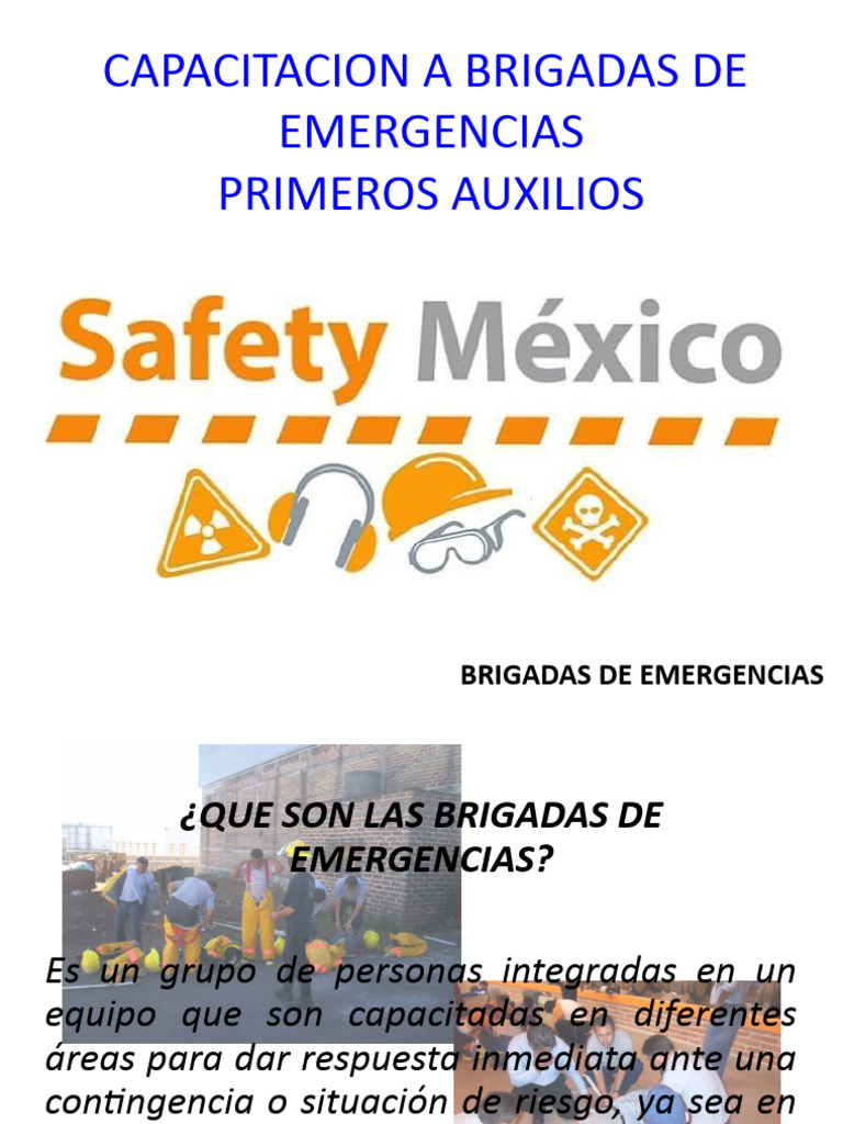 Capacitacion Primeros Auxilios Safety Mexico | PDF | Reanimación cardiopulmonar | Paro cardíaco