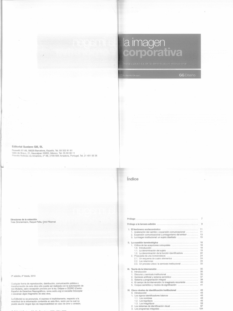 Imagen Corporativa - Norberto Chaves | PDF