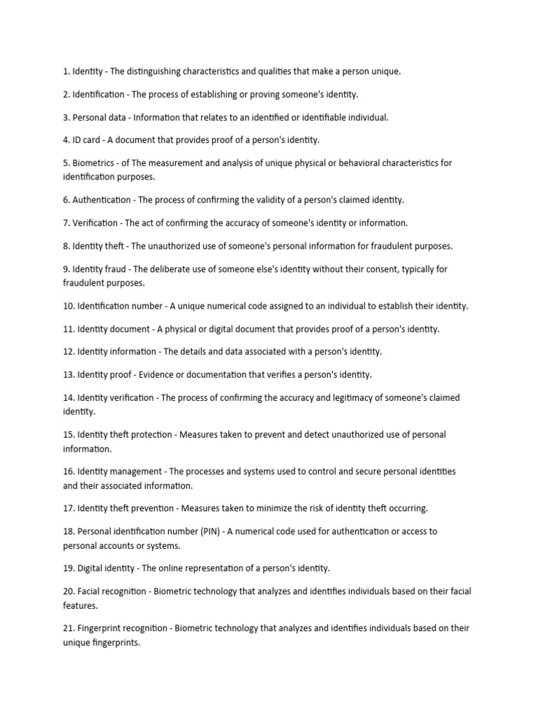 1. Identity - T-WPS Office | PDF | Authentication | Biometrics