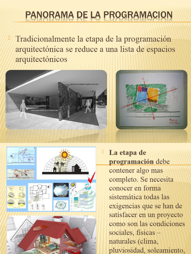 Programación Arquitectónica Integral | PDF