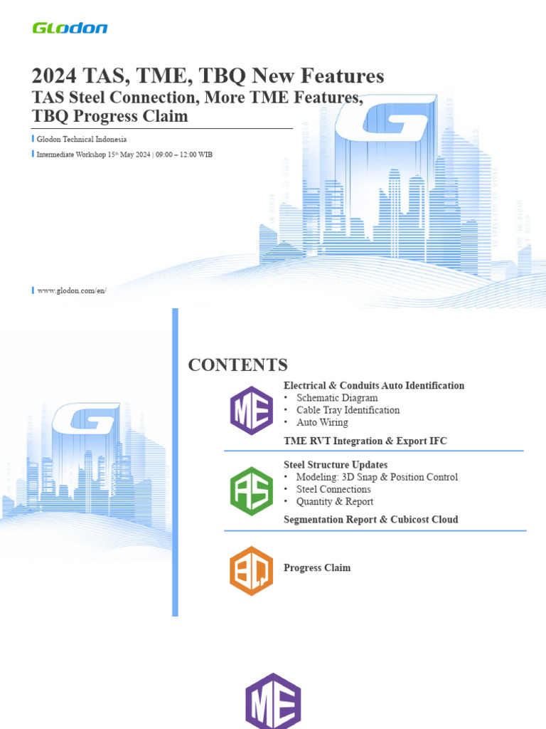 Intermediate Workshop - TAS TME TBQ New Features | PDF | Electrical ...